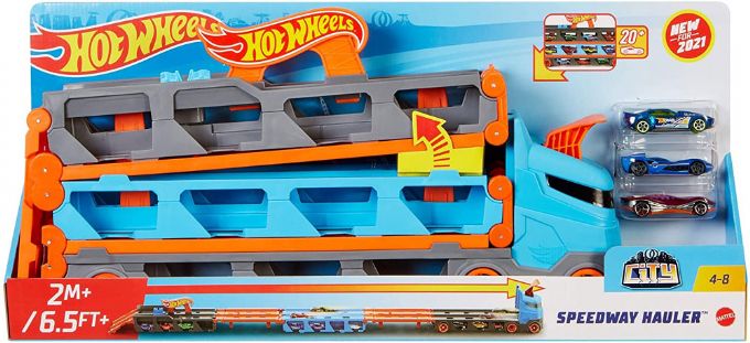 Hot Wheels City Speedway Hauler - Hot Wheels lastbil GVG37 Shop ...