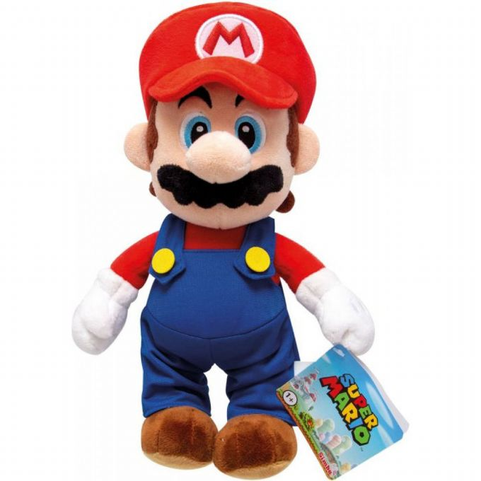 Super Mario Teddy Bear 30cm - Super Mario Plysch 68998 Shop - Eurotoys.se