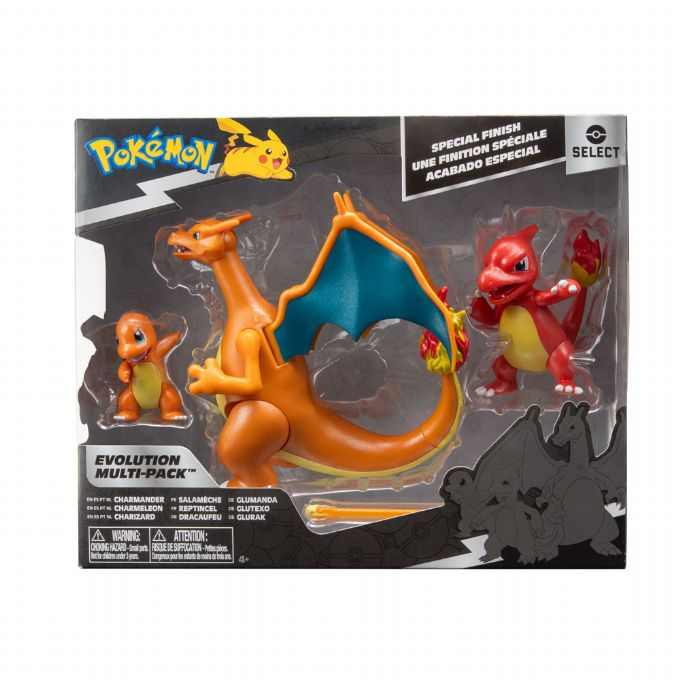 Pokemon Evolution 3 pack Charizard - Pokemon Select figurer 434429 Shop ...